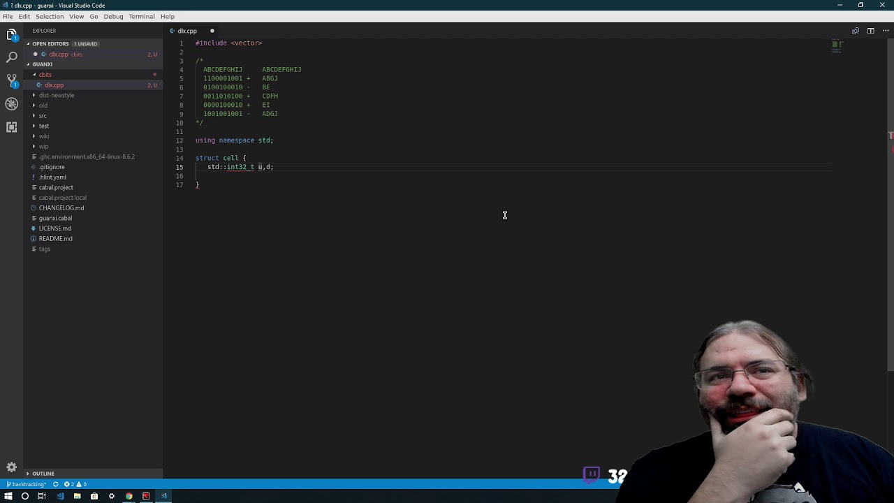 C++ Live-Coding, Session 22, Dancing Links