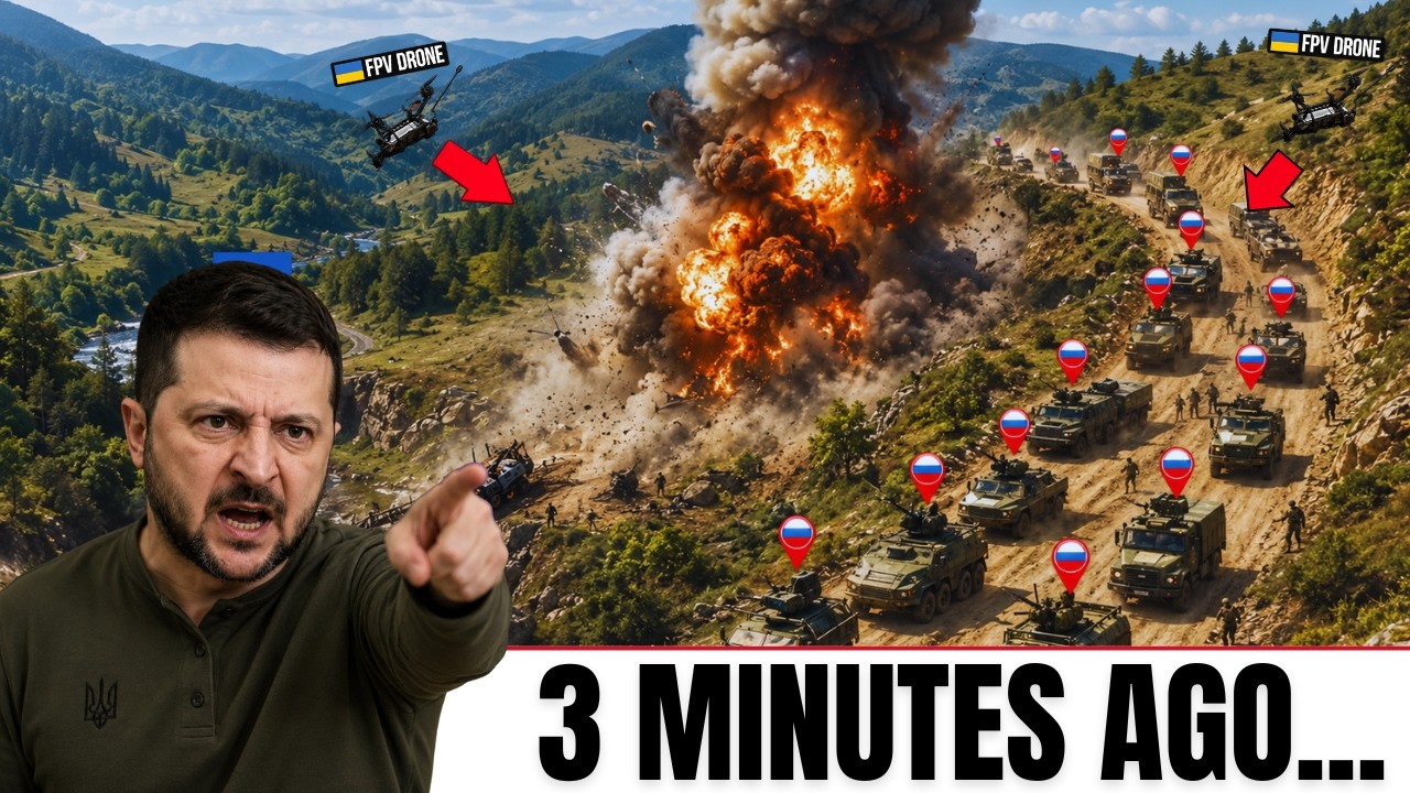 Russian Reinforcement Convoy Enters Pokrovsk Fog — Minutes Later, GONE!