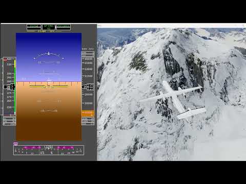 Dash 8 terrain awareness top view