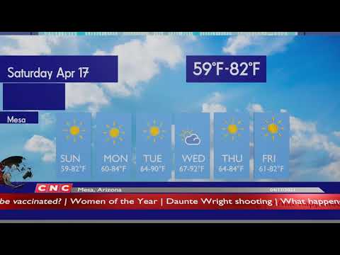 Weather Forecast Mesa, Arizona ▶ Mesa weather Forecast and local news 04/17/2021