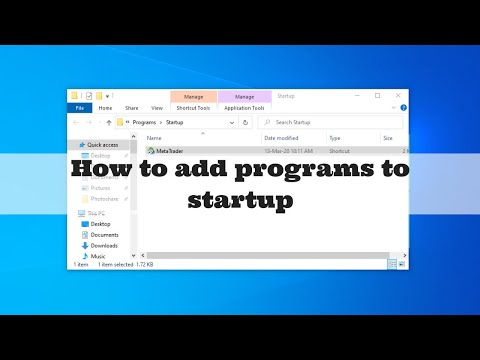 Change which apps run automatically at startup in Windows 10