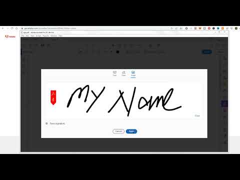 How To Sign a PDF Document With a Electronic Signature