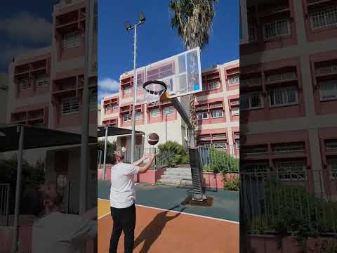Portable basketball net #basketball #rim #swish #basketballgame #basketballislife #hoop #streetball