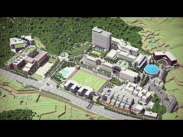Kookmin University, Seoul [1:1] Minecraft Map