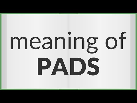 Pads | meaning of Pads