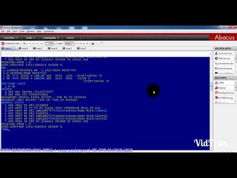 GDS Help - Abacus or Sabre | How to enter Passenger Passport details in Sabre?