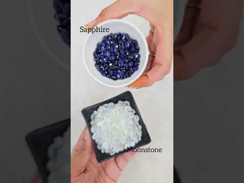 September Birthstones are Sapphire and Moonstone | #birthstone
