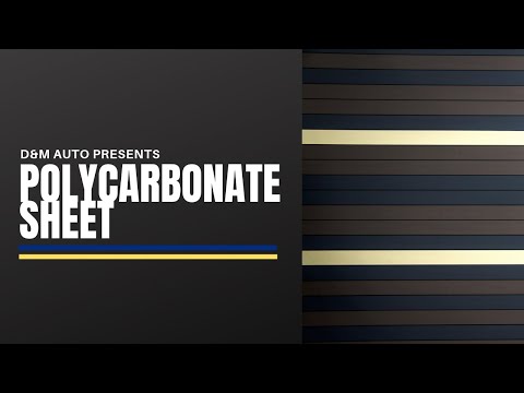 DM TV Polycarbonate Sheet