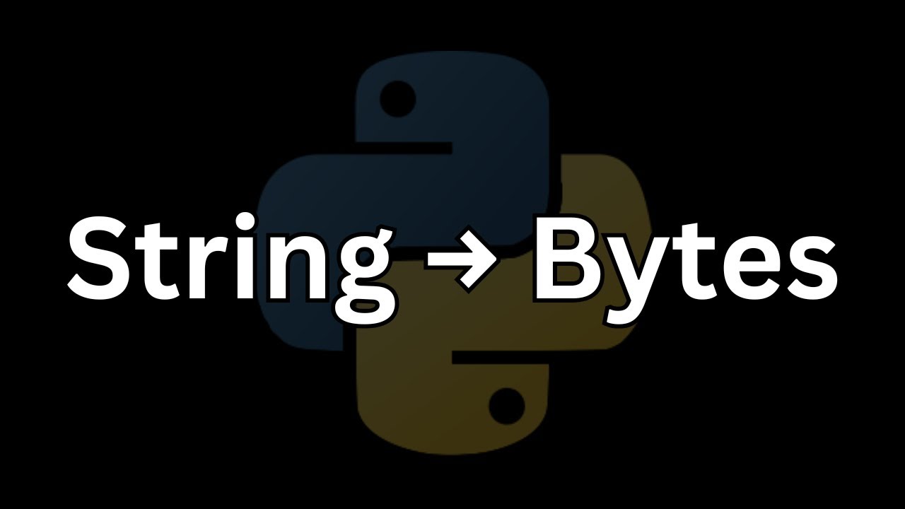 How To Encode String To Bytes In Python