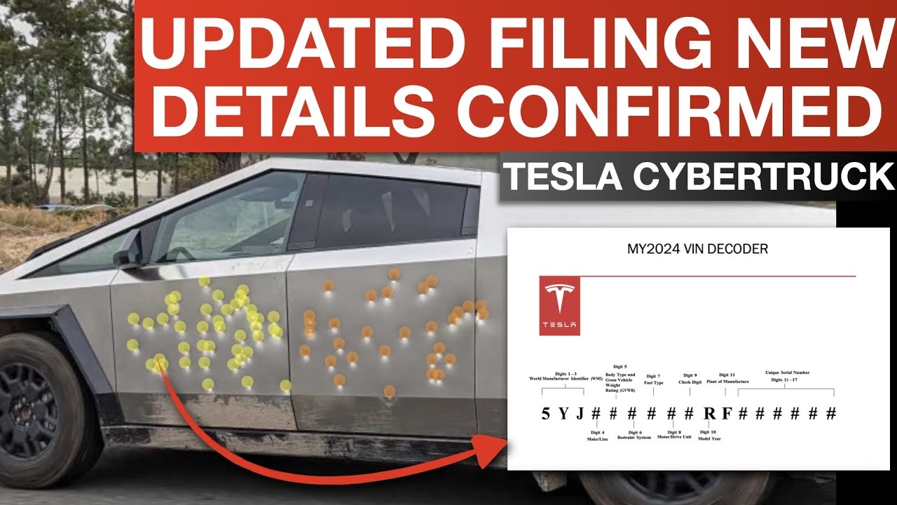 BREAKING: Tesla Cybertruck Details Emerge in New Documents! (VIN Decoder Updated!!)