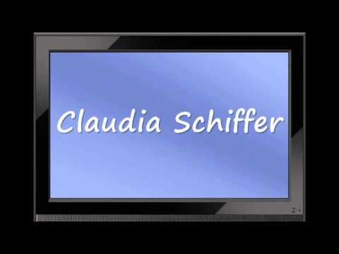 How to Pronounce "Claudia Schiffer" Correctly