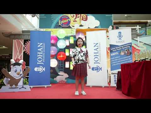 Yap Hew Jean l Stage time l Cheras Leisure Mall l Kids Public Speaking Ara Damansara
