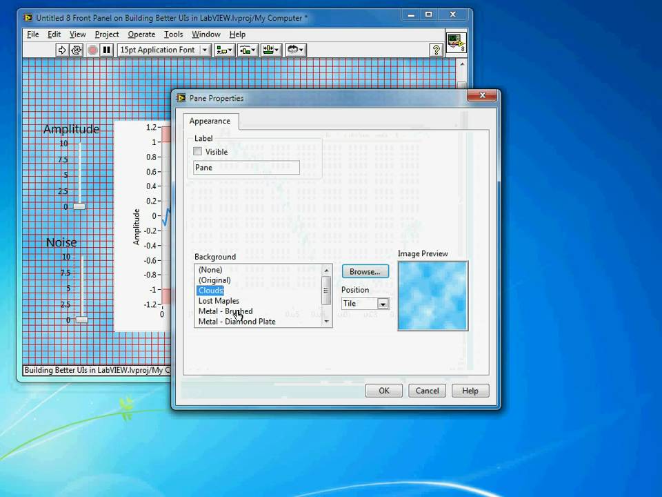LabVIEW UI Tip - Panel Backgrounds