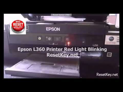 Free to Reset Epson L360 Waste ink counter to 90% - Working!