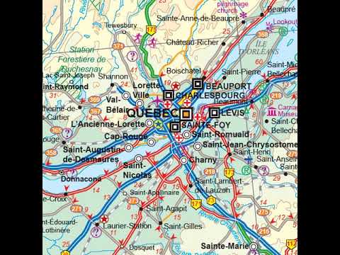 map of Quebec City [ Canada ]