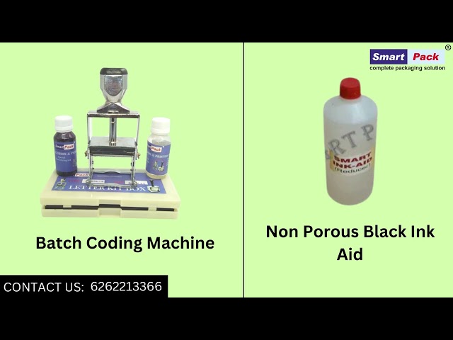 Batch Coding Machine And Equipment - Non Porous Fast Dry Coding Ink ...