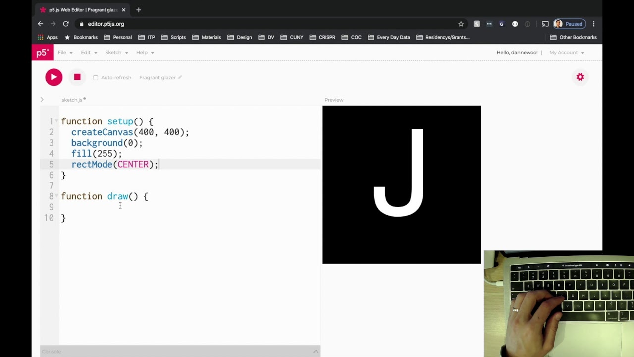 Creative Coding - Week 10 - Keyboard