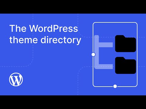 The WordPress org theme directory