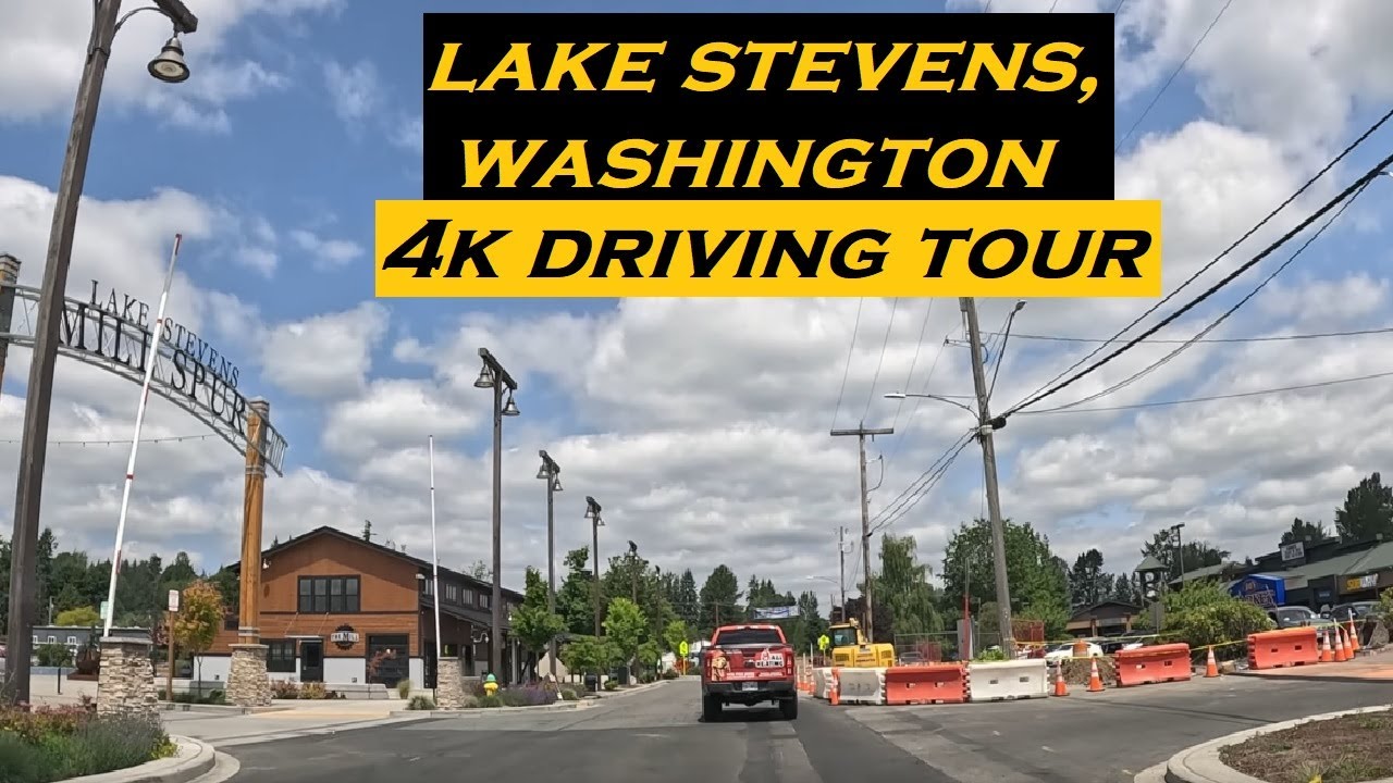 Lake Stevens, Washington | 4k Driving Tour