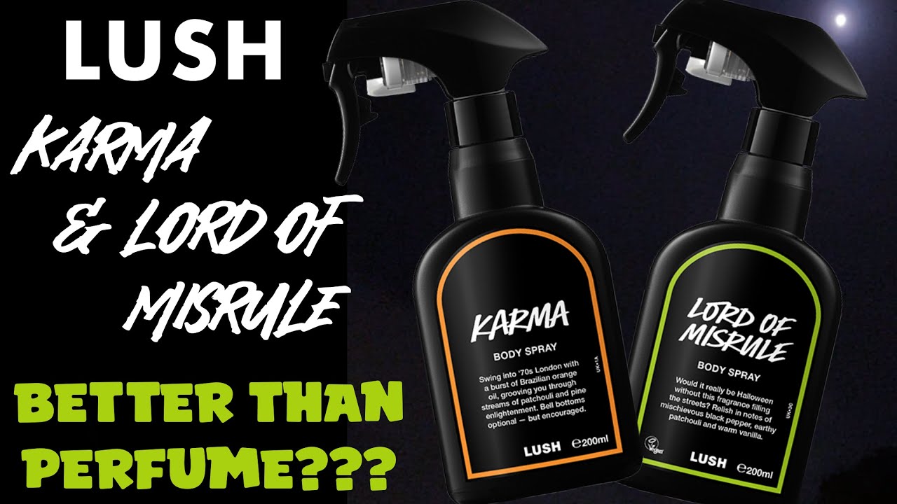 LUSH Karma & Lord of Misrule Body Spray Review | Best Lush Scents for Fall?