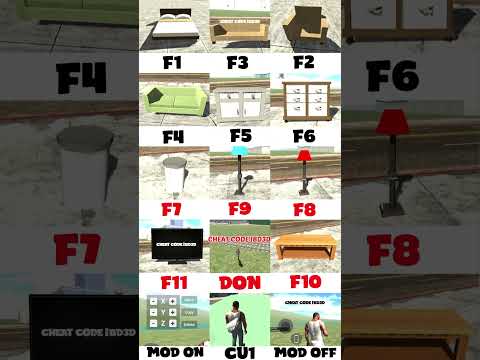 Rgs TOOl Furniture Cheat codes indian bike driving 3d game 2024 | part 7 #short