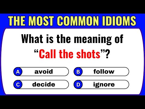 Phrase Finder: Ultimate Idioms Quiz: Can you score 25/25? #english #quiz #challenge 3