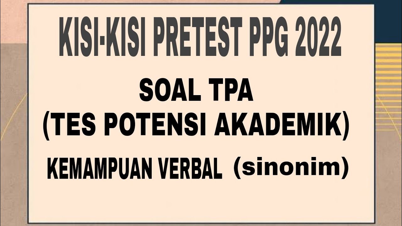 Please check out the new video about TPA (academic potential test) questions on the Guru Online c...