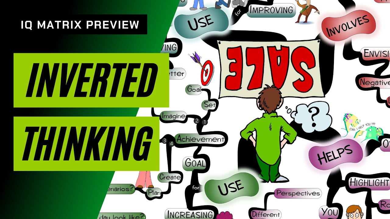 INVERTED THINKING - IQ Matrix Preview | Mind Map (#0502)