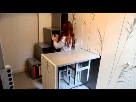Amazing what you can squeeze into 2m x 3m with smart furniture
