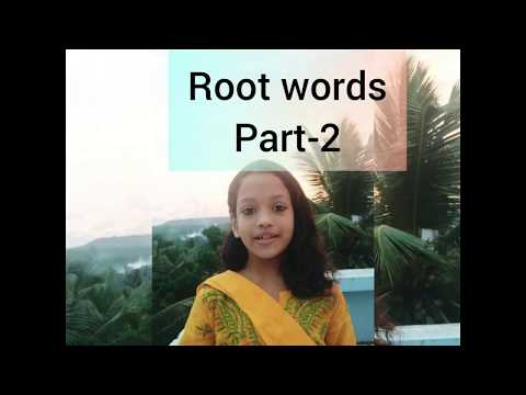 Improve vocabulary by Root words with Alma