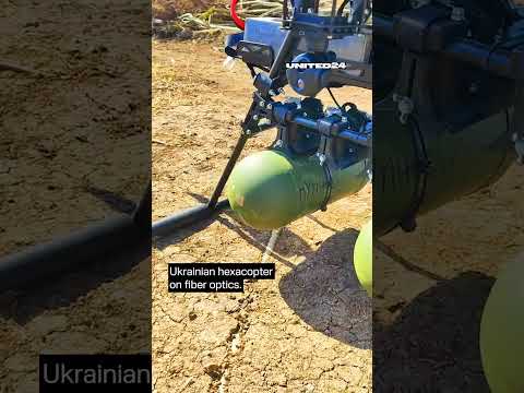 This Ukrainian Bomber Drone Can't Be Jammed by EW #warinukraine #drone