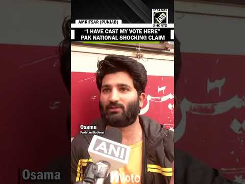 Shocking! Pakistani national leaving via Attari border claims to have voted in Indian elections