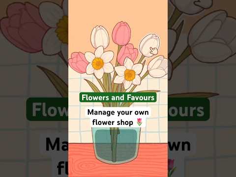 Run a flower shop in the cozy simulation game Flowers and Favours! 🌷 #indiegame #gaming #cozygames