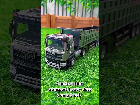 Auto Mini construction transport vehicle dumper Dump truck rc model model #diecast #truck #shorts