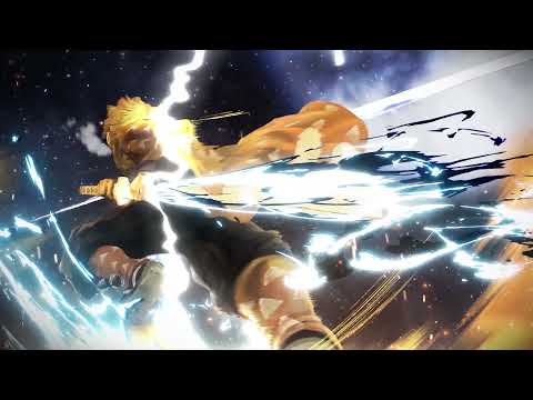 Anime Wallpapers PC and Mobile Zenitsu Agatsuma Charge Blade Demon Slayer Live wallpaper