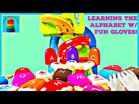 ABC Popsicle Race 🏁on a Toy Track! | Fun Alphabet Learning Video for Toddlers