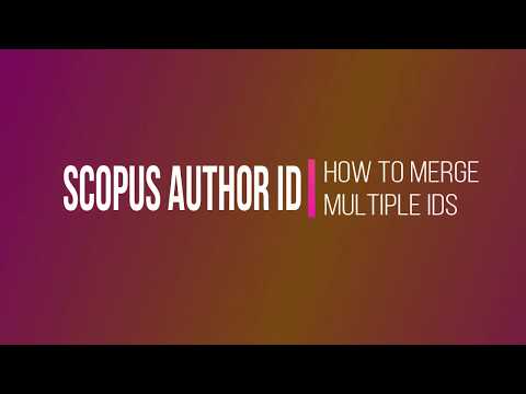 UMPLib - MERGE MULTIPLE IDS IN SCOPUS