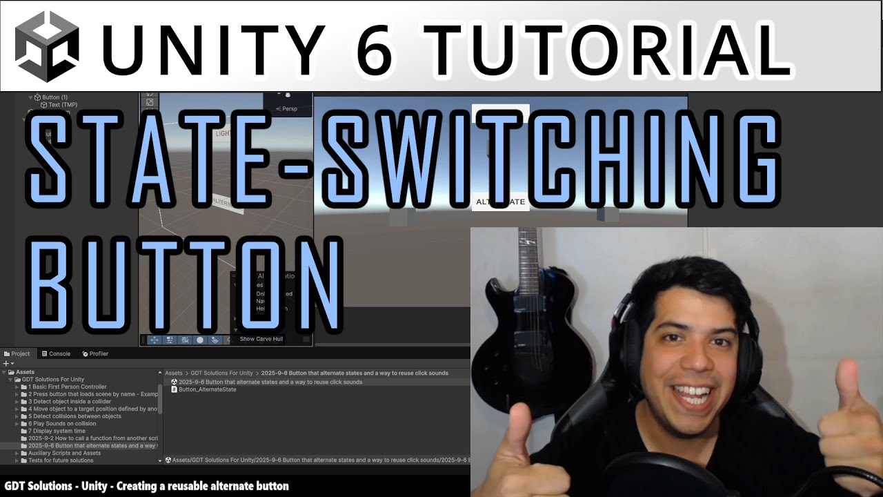 How to create BUTTON to ENABLE and DISABLE objects in Unity - Detailed Unity tutorial for beginners