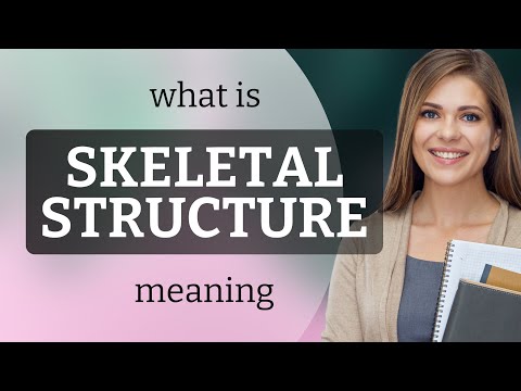 Skeletal structure | what is SKELETAL STRUCTURE definition