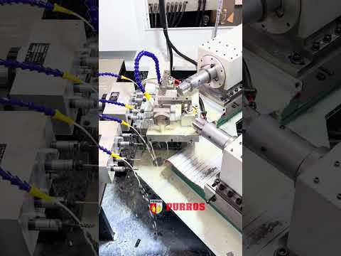 Mind - Blowing Multitasking Machine: 2 Threads, 4 Drills, 4 More Threads! #DrillingAndTapping