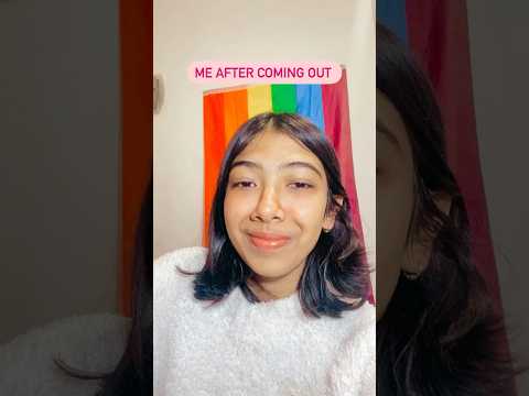 The glow up after coming out ✨🏳️🌈😍 #shorts #glowup #comingoutstory #lgbtq #lgbt #queer