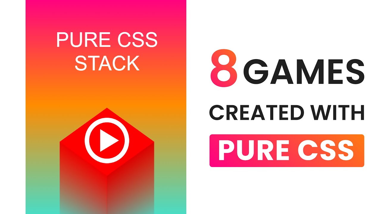 8 Pure CSS Games That Will Amaze You