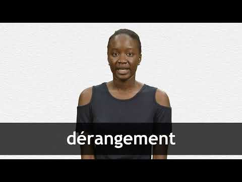 English Translation of “DÉRANGEMENT” | Collins French-English Dictionary