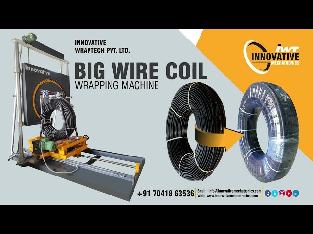 Coil Stretch Wrapping Machine - Binding Wire Coil Wrapping Machine ...