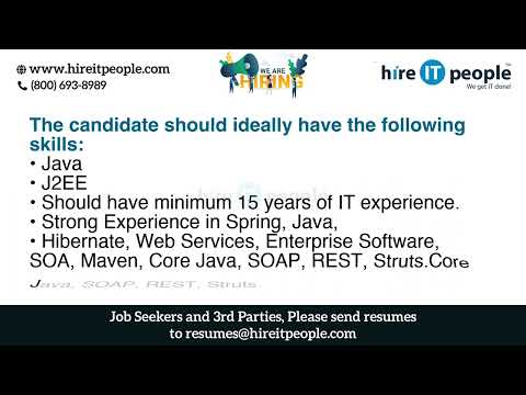 Java Jobs| J2EE Jobs | Irvine, CA | Job ID: 38277 |