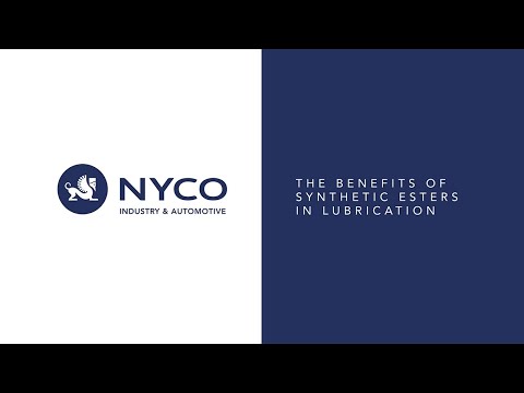 The benefits of synthetic esters in lubrication