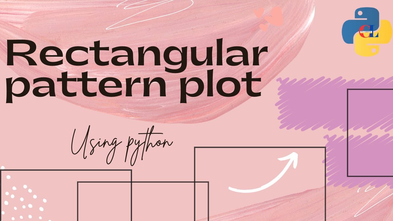 Rectangular pattern plot using python