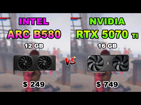 Intel Arc B580 vs NVIDIA GeForce RTX 5070 Ti Battle of Midrange GPUs
