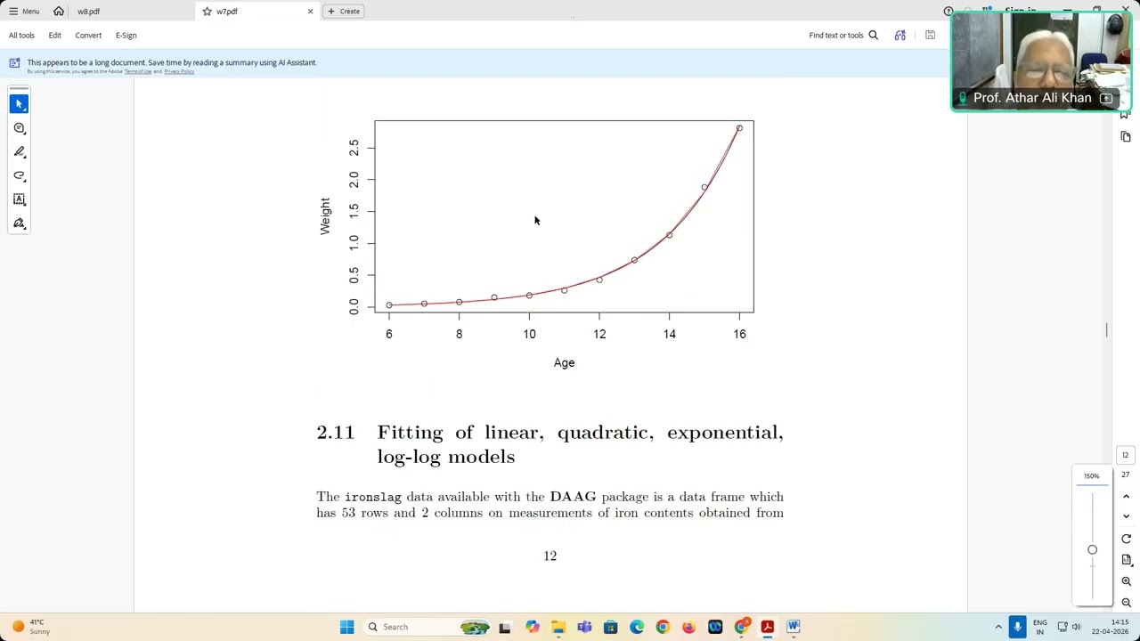 LIVE Session # 5 Statistical Data Analysis using R