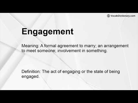Engagement Meaning